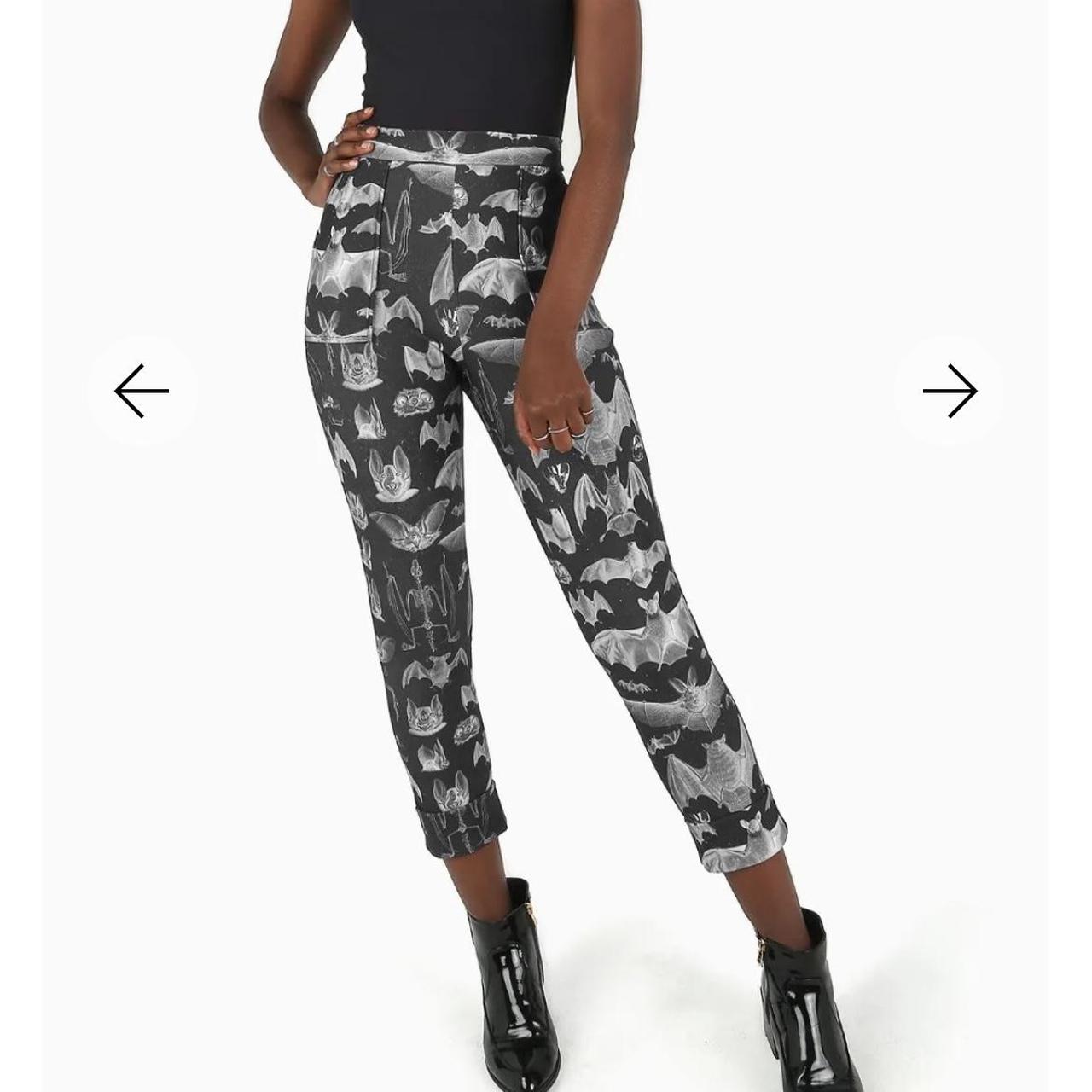 Black milk gone batty cuffed pants size medium. I... - Depop