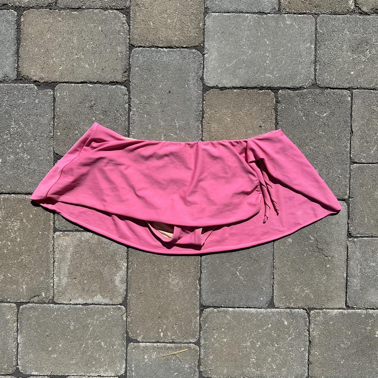 Pink micro mini swim skirt Brand: Merona Size:... - Depop