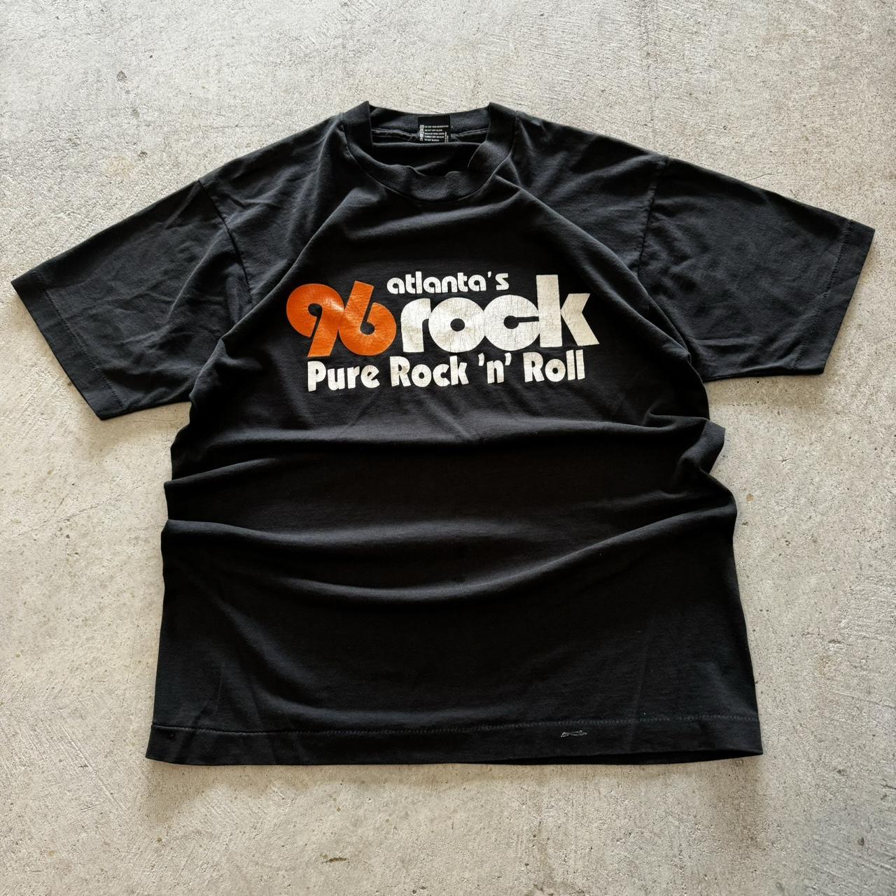VTG 90s 96 Rock Atlanta’s Pure Rock n Roll Radio... - Depop