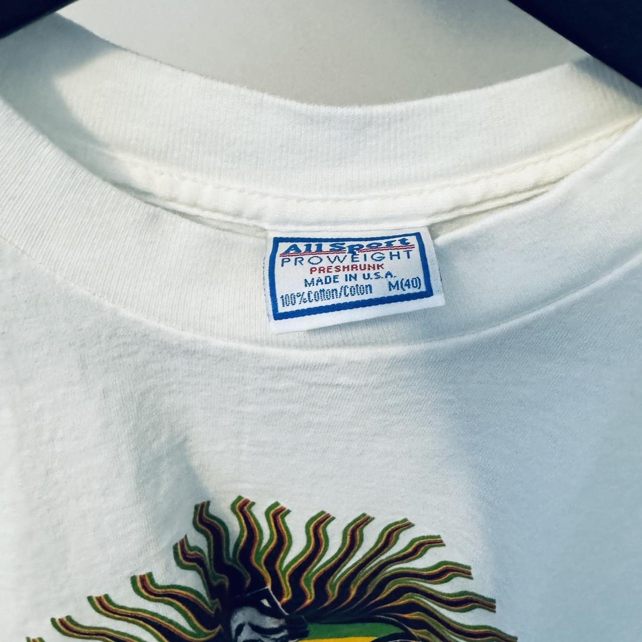 Vintage 90s Jah Rastafari Haile Selassie Size M... - Depop