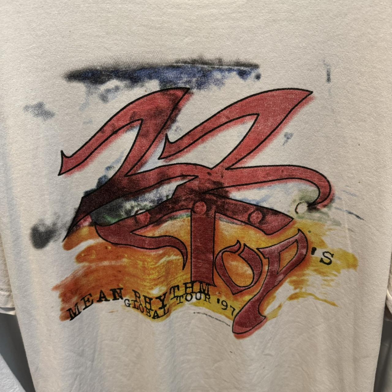 Vintage 1997 ZZ Top Mean Rhythm Global Tour Size... - Depop