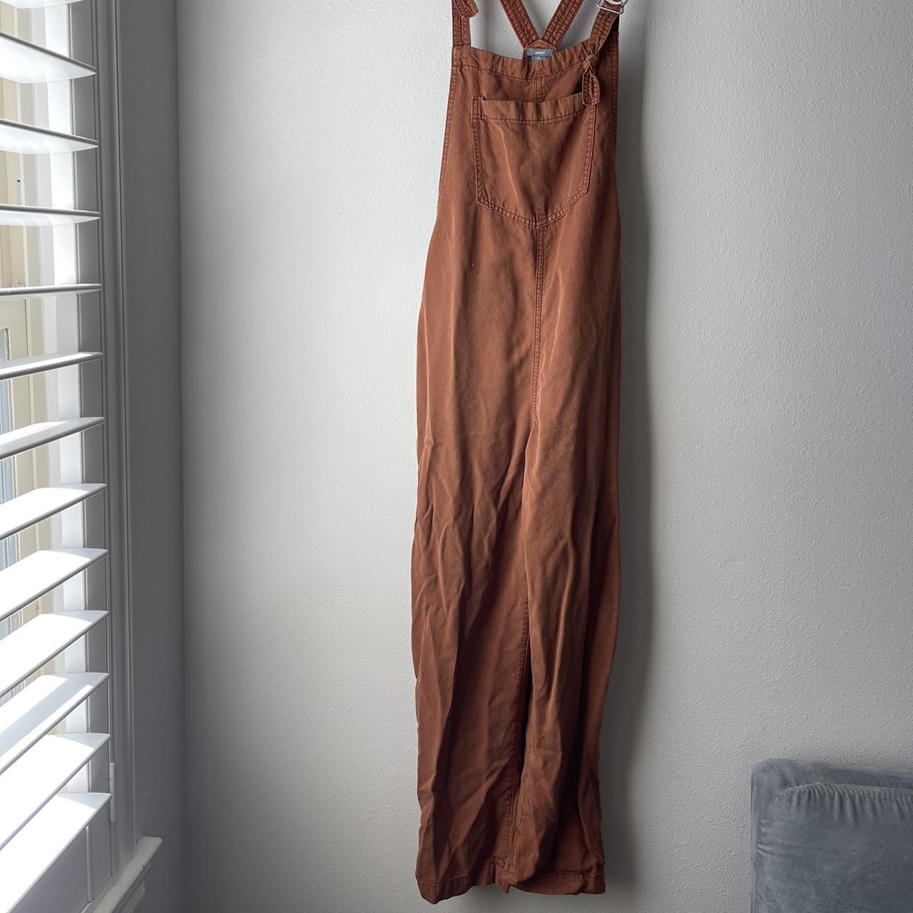Burnt orange Aerie overalls - Depop