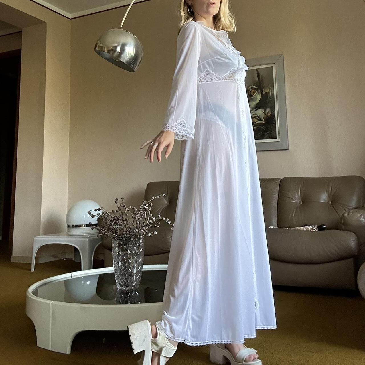 Vintage Lace Angel Robe Incredible 1960’s italian... - Depop