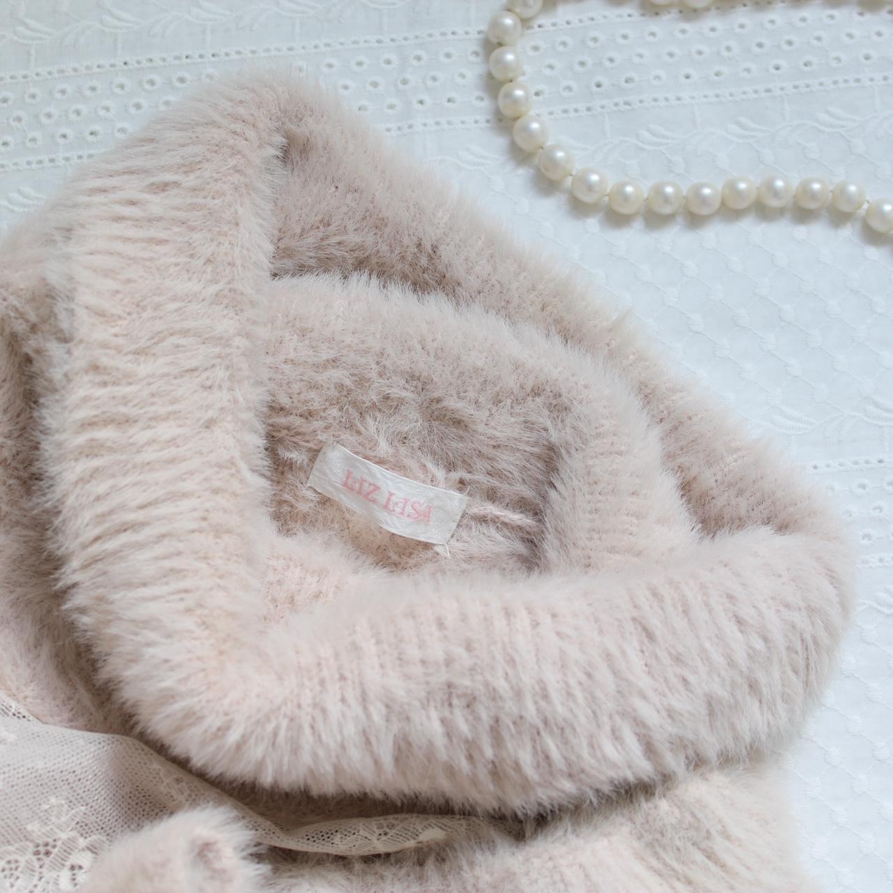 🎀 Liz Lisa Fluffy Turtleneck Ruffle Sweater 🎀 This... - Depop