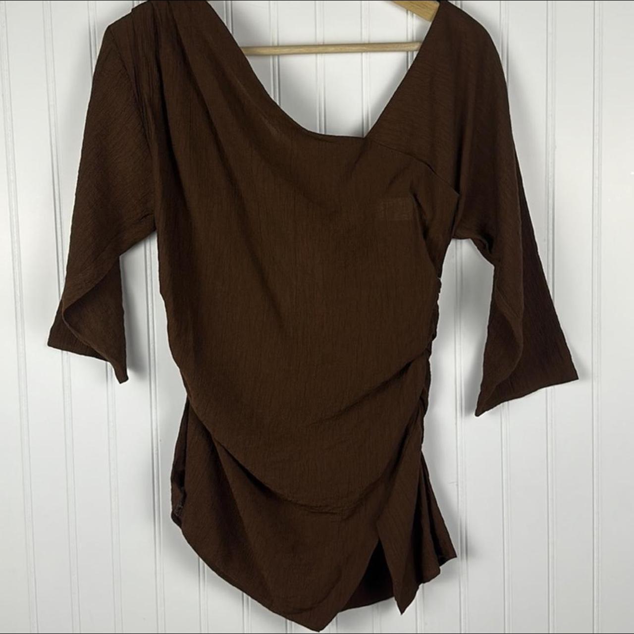 Zara Women's Brown Top | Depop