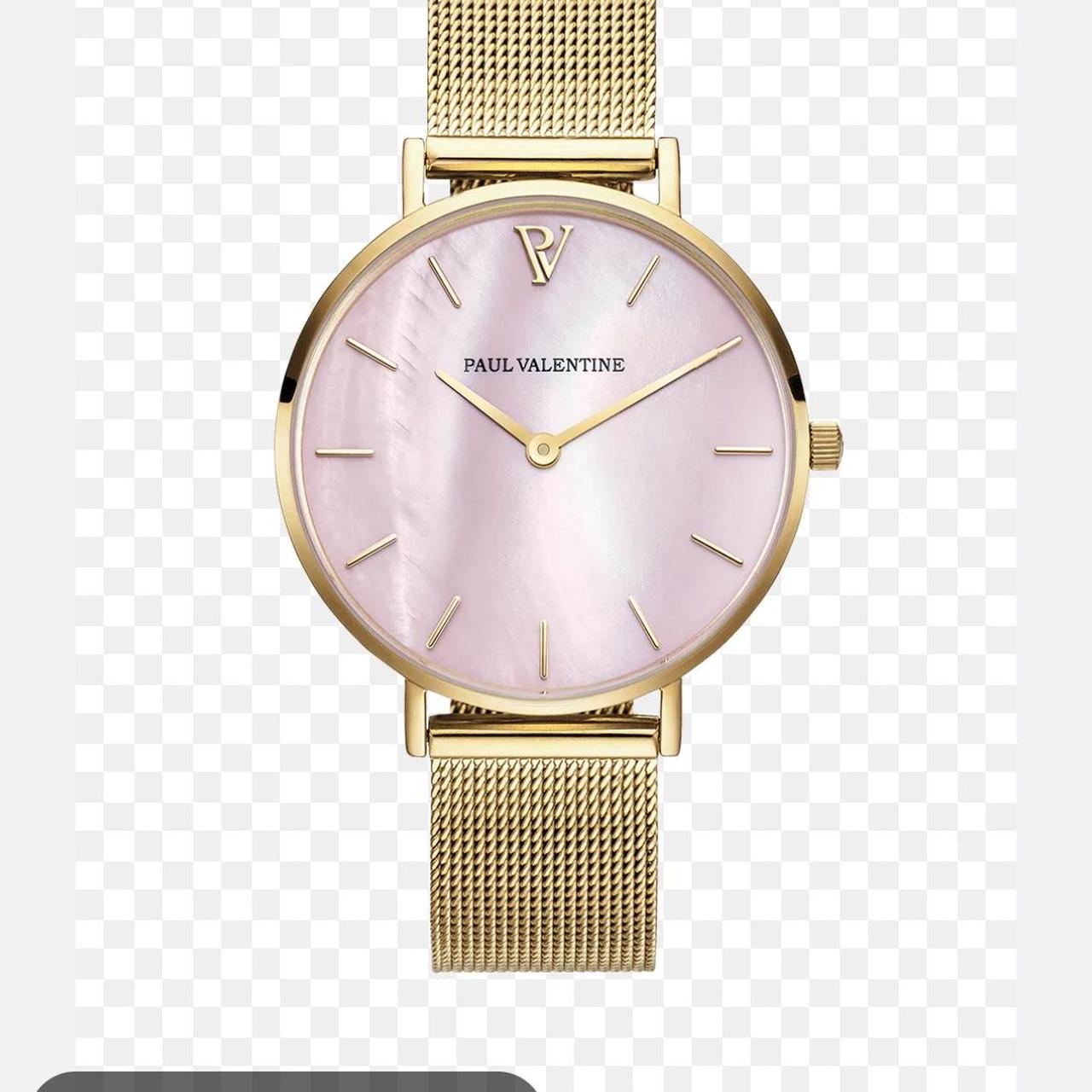 Paul valentine pink and gold watch £40 Good... - Depop