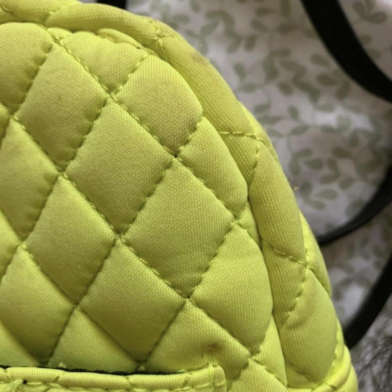 New Look Neon Yellow Mini Backpack ~ One zip pocket... - Depop