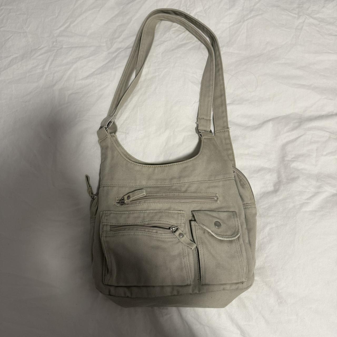 Cream/grey cargo purse #cargo #purse #bag #accessory | Depop