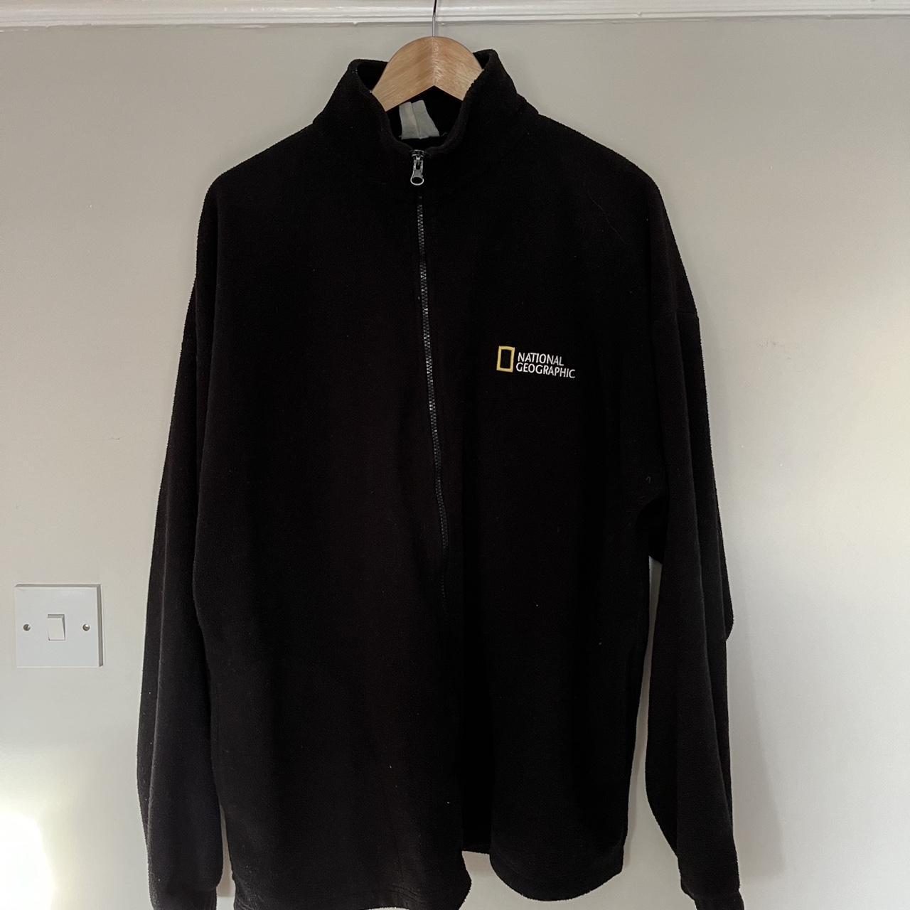 National Geographic // Full zip fleece Great... - Depop
