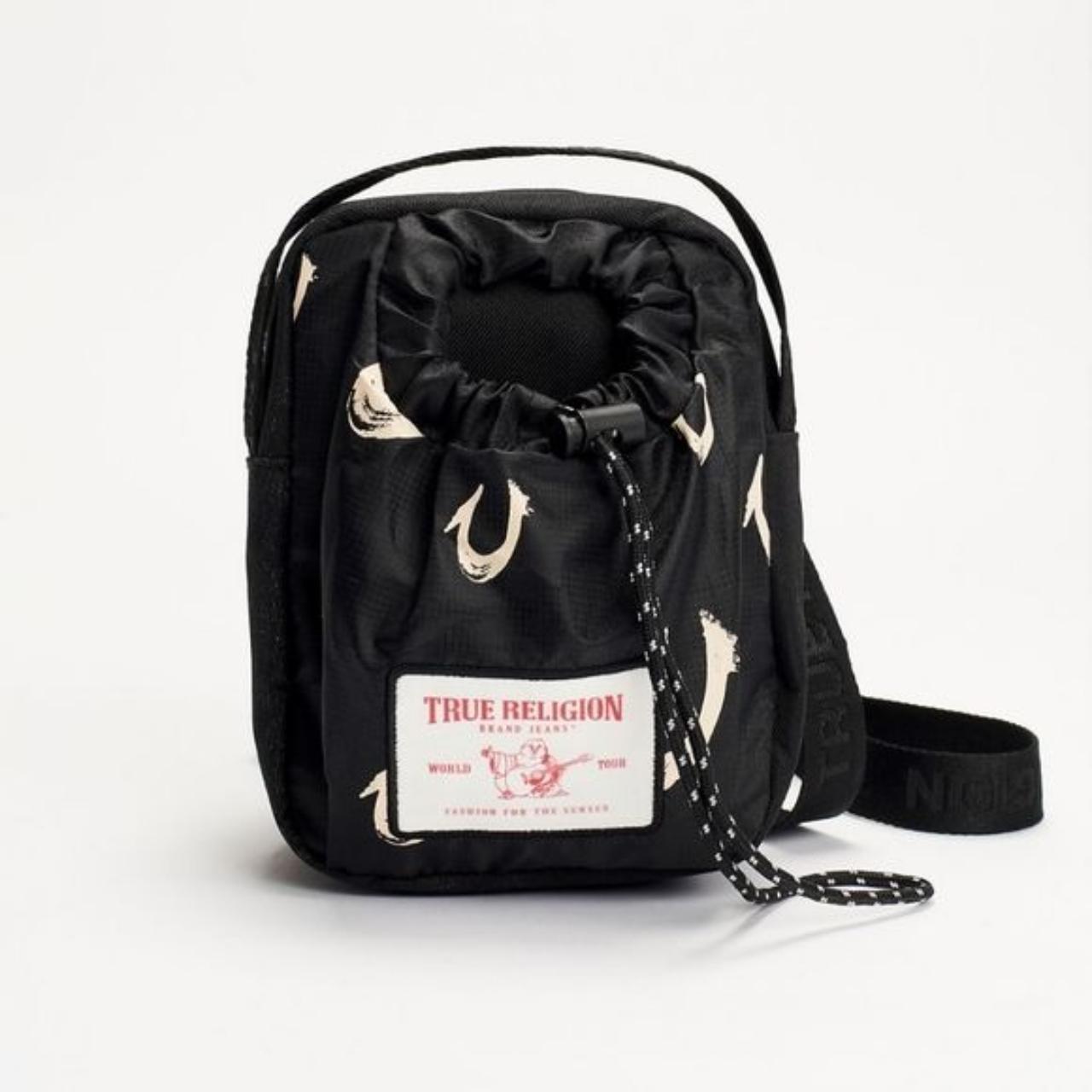 True Religion Painted Bucket Bag. Black. New. C1 - Depop