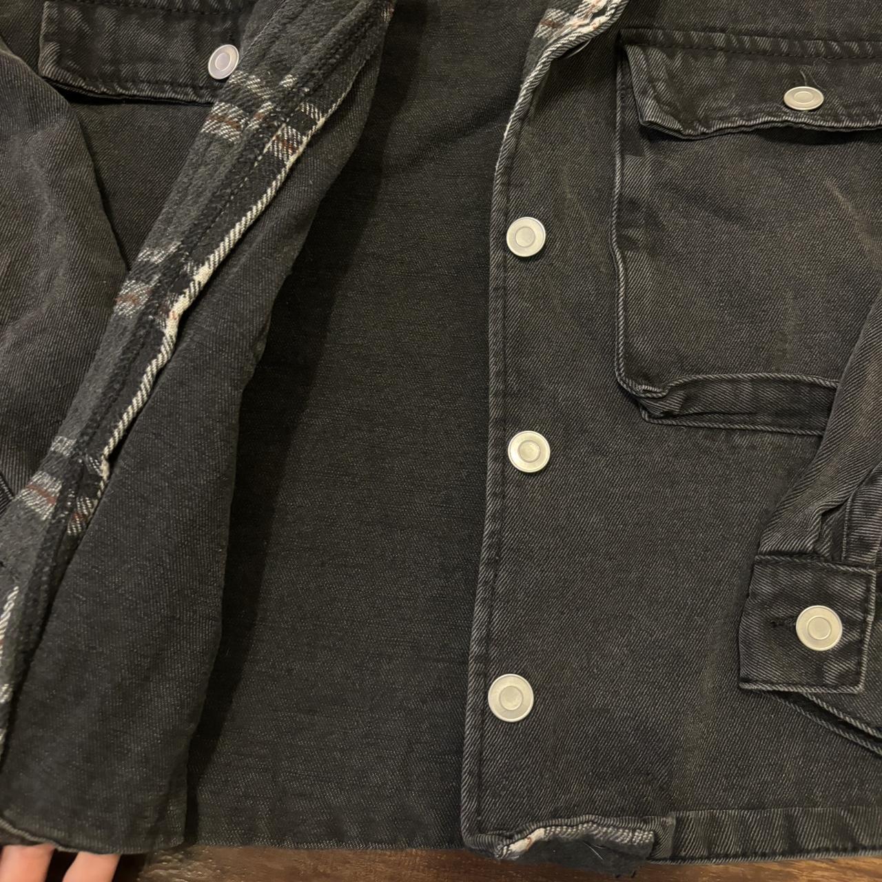 Super cute faded black jean jacket !! No flaws !!... - Depop