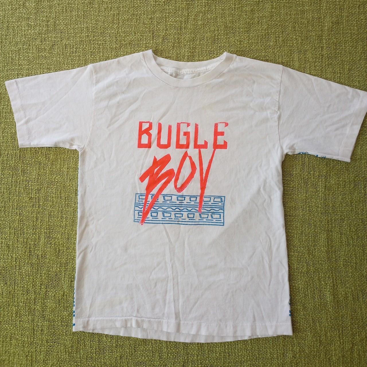 Vintage 80s bugle boy t-shirt single stich. Fits... - Depop