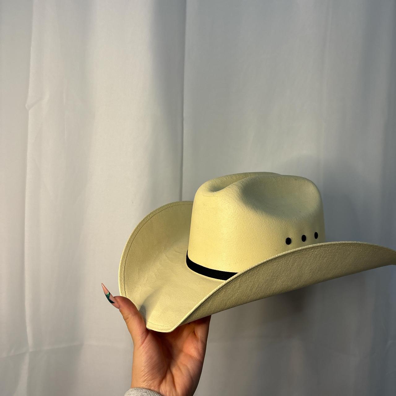 Neutral red ranch cowboy hat - Depop