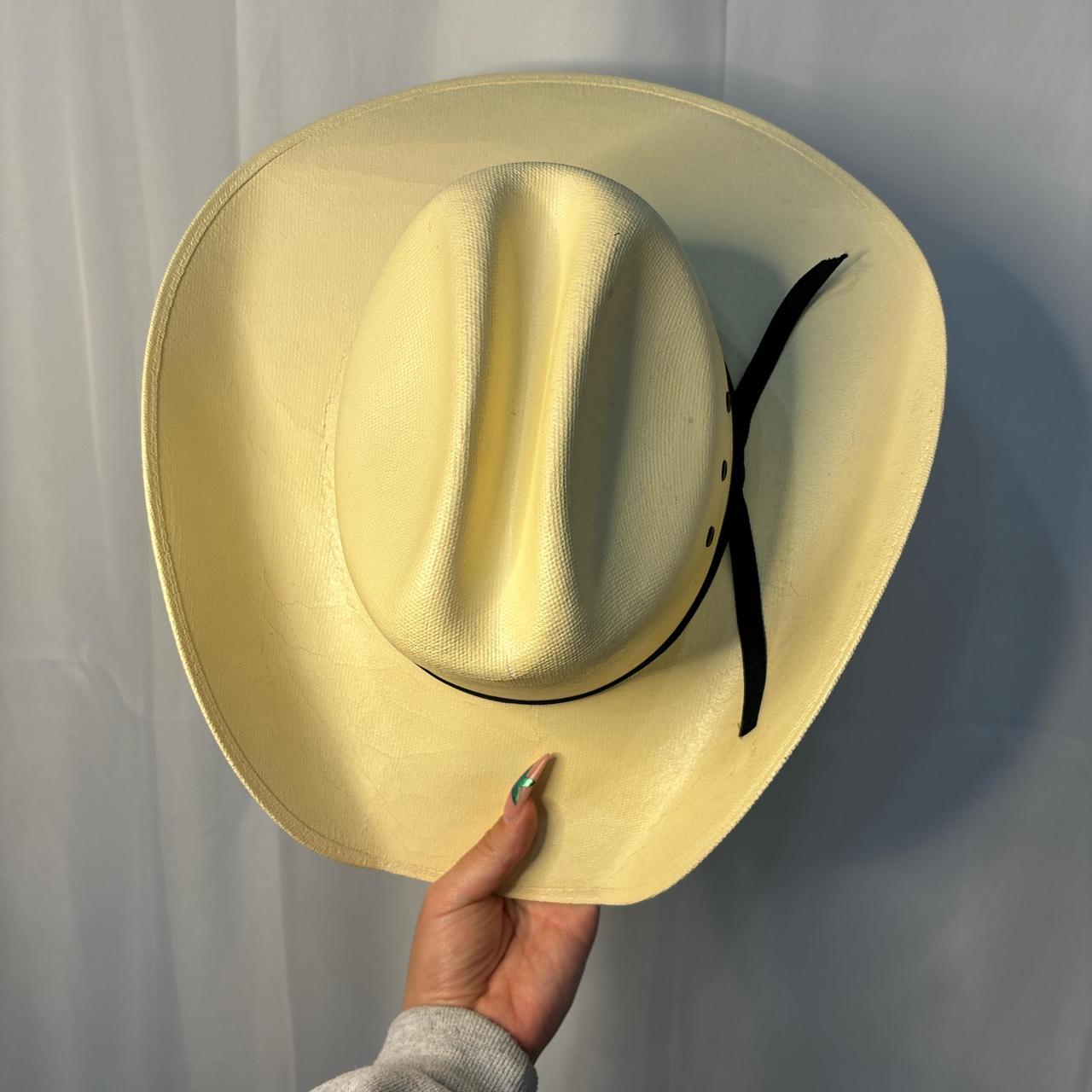 Neutral red ranch cowboy hat - Depop