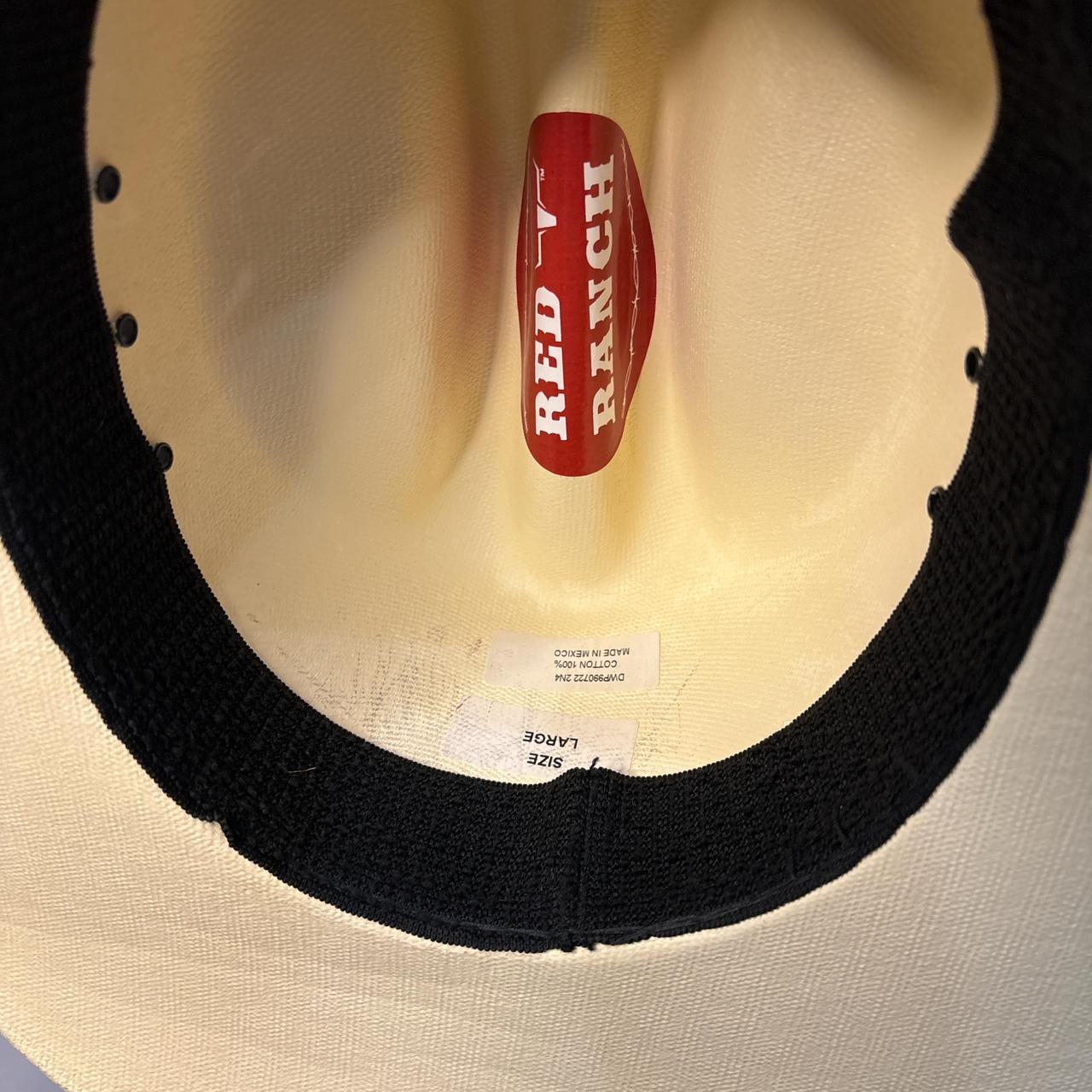 Neutral red ranch cowboy hat - Depop