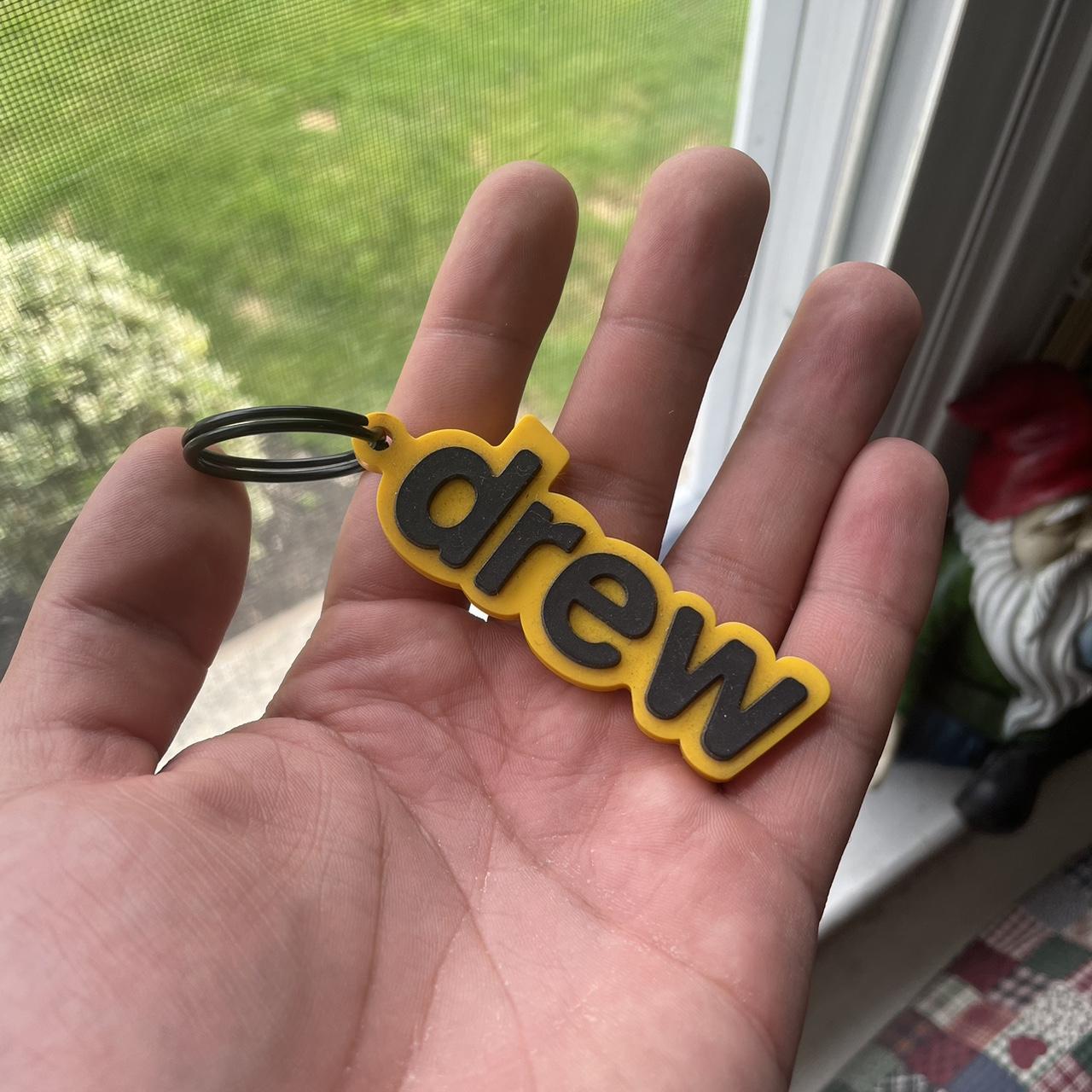 Drew house logo keychain brand new #smiley... - Depop