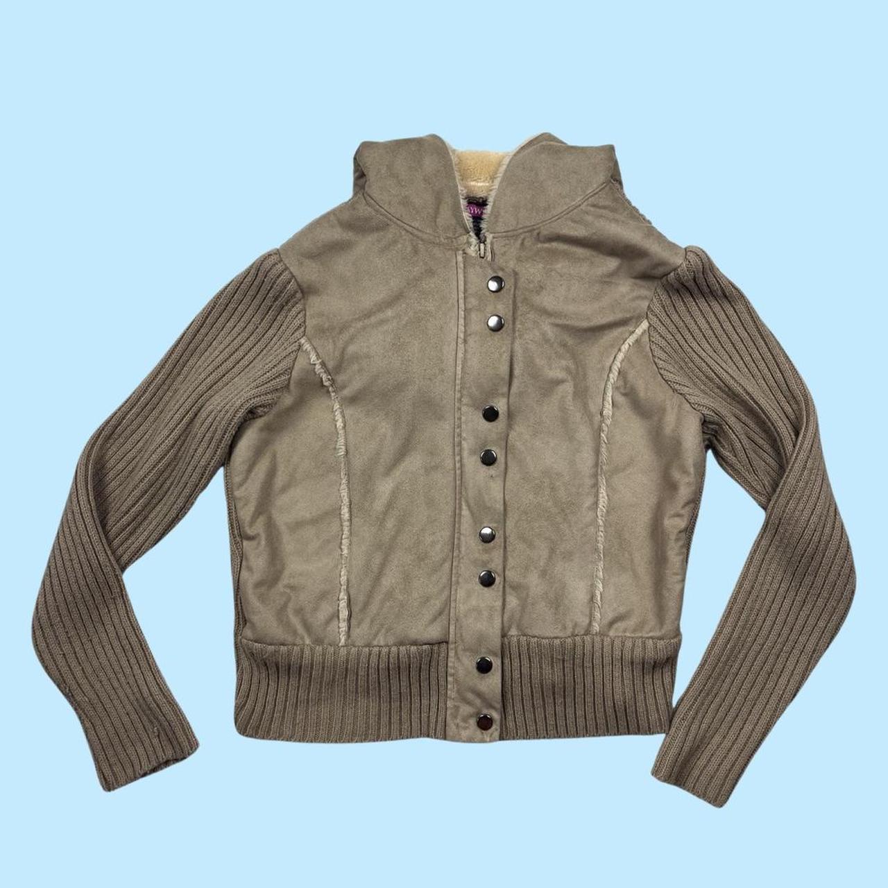 Vintage Say What ? Jacket Size Medium Width: 20... - Depop