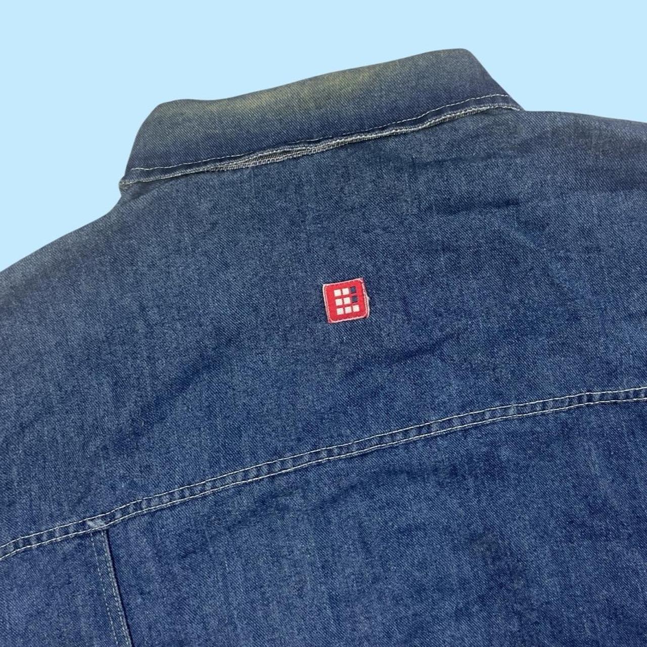 Vintage Ecko Lightweight Reversible Denim Jacket... - Depop