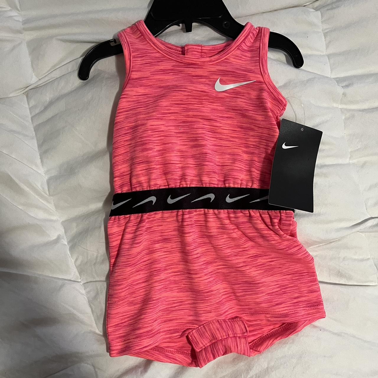 Baby girls Nike romper Size 3 months Free shipping... - Depop
