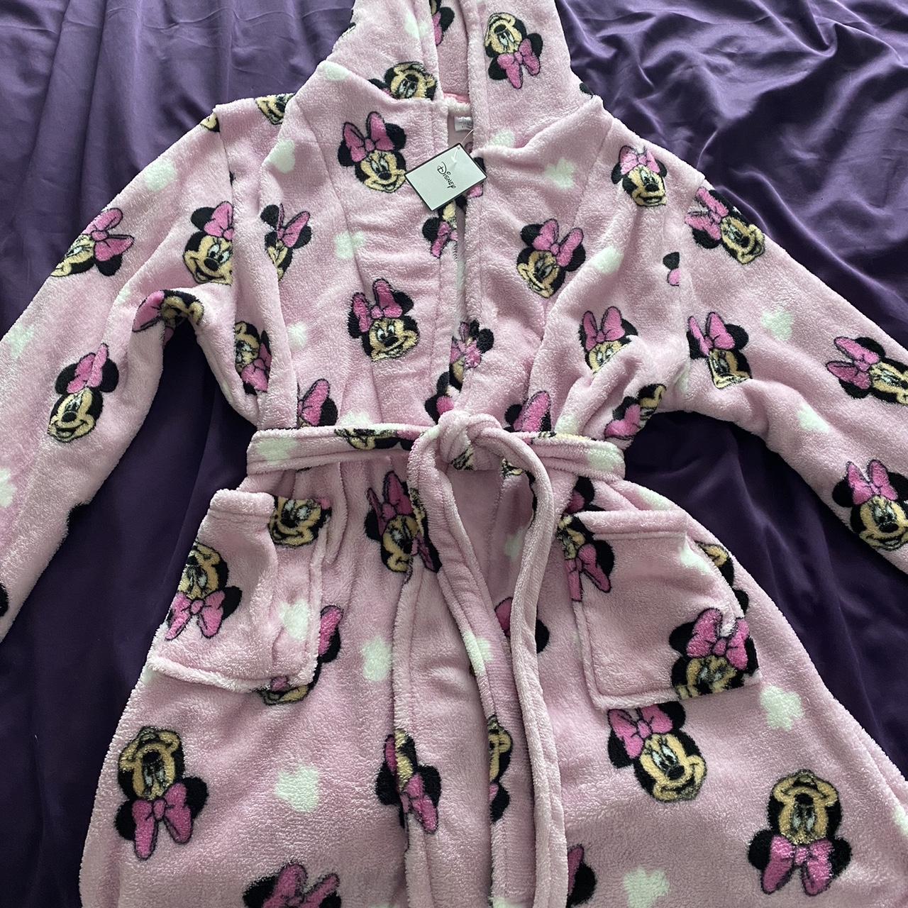 Women Disney Minnie Mouse, pink dressing gown size... - Depop