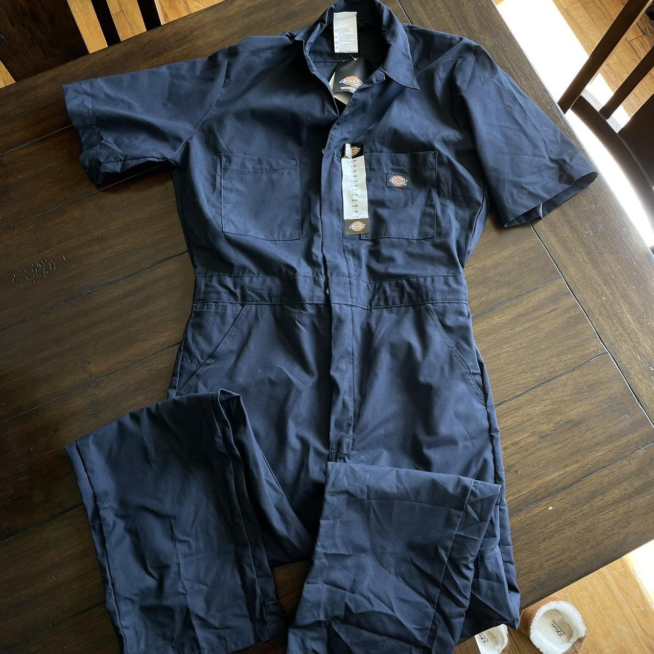 Dickies navy boiler suit jump suit. New with tags... - Depop