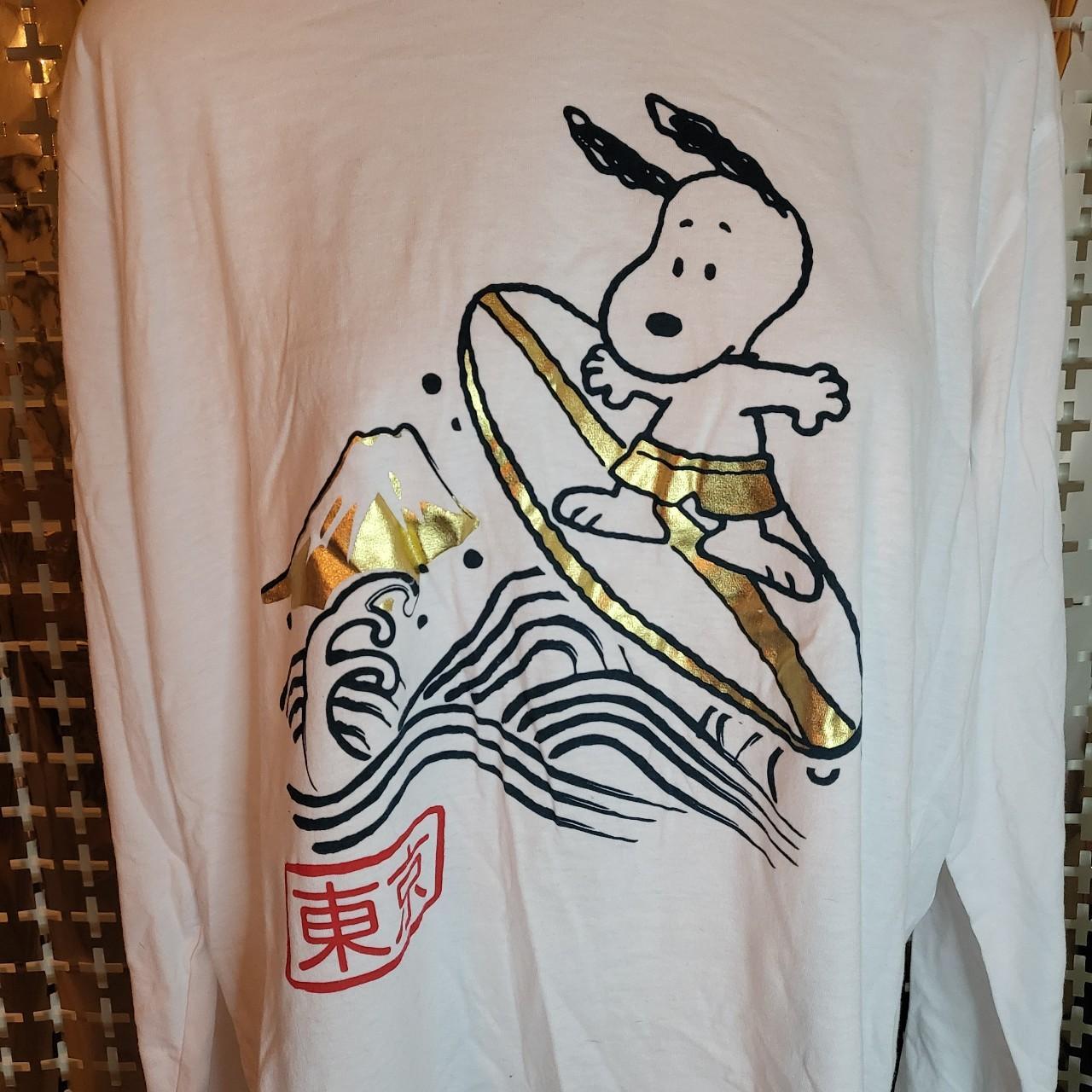 peanuts snoopy surfing t shirt #snoopy#peanuts - Depop