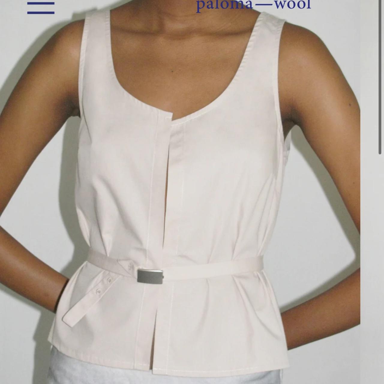 Paloma wool Vito top Size M Never worn Tags still... - Depop