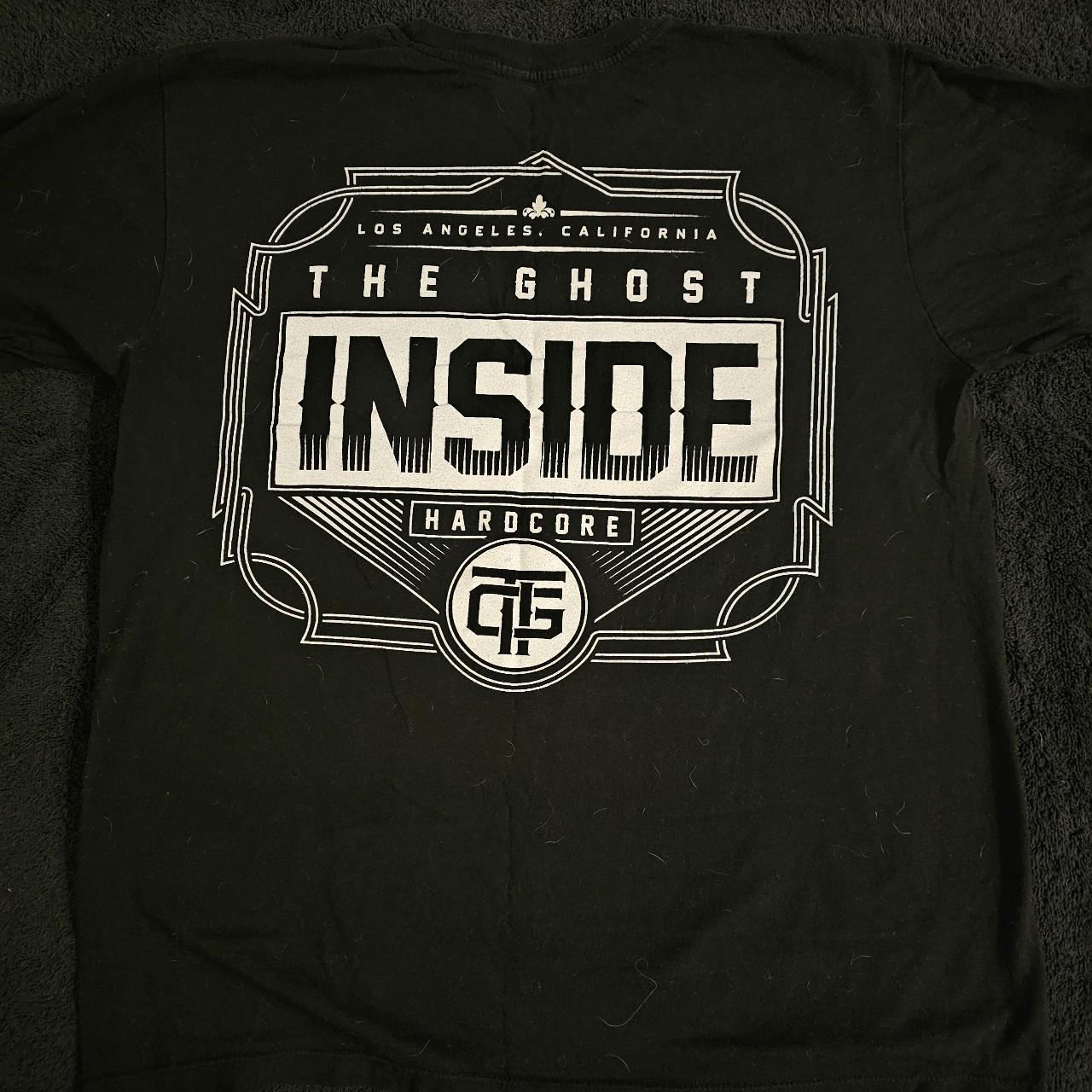 THE GHOST INSIDE BAND TEE PRE-ACCIDENT BLACK AND... | Depop