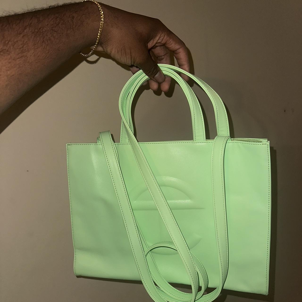Lime Green Medium Telfar Bag Never worn but Tag... - Depop