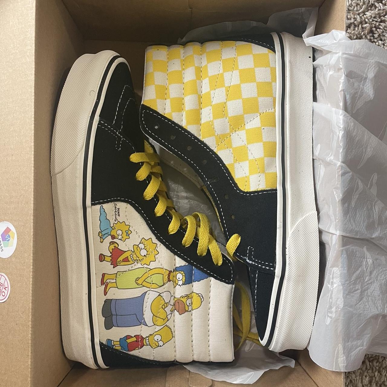 Simpsons vans collab high tops! These are super... - Depop