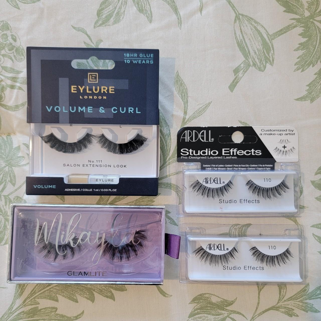 4 sets of false lashes. All new in box! One pair is... - Depop