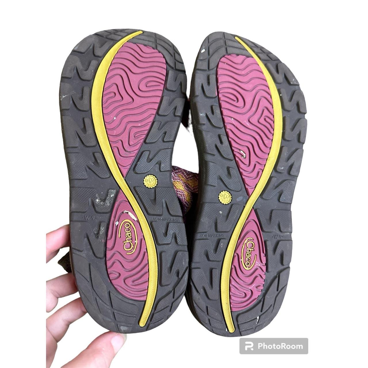 Womens Chaco Z/Cloud Multicolor Purple Yellow... - Depop