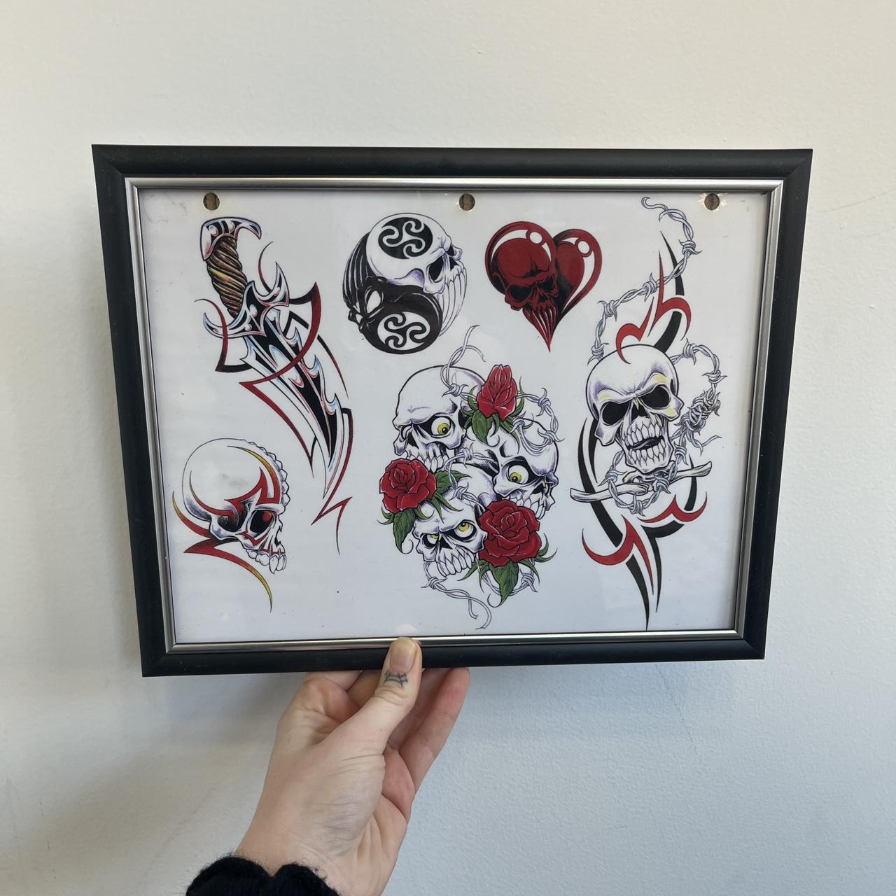 Vintage 1997 American traditional flash framed... | Depop