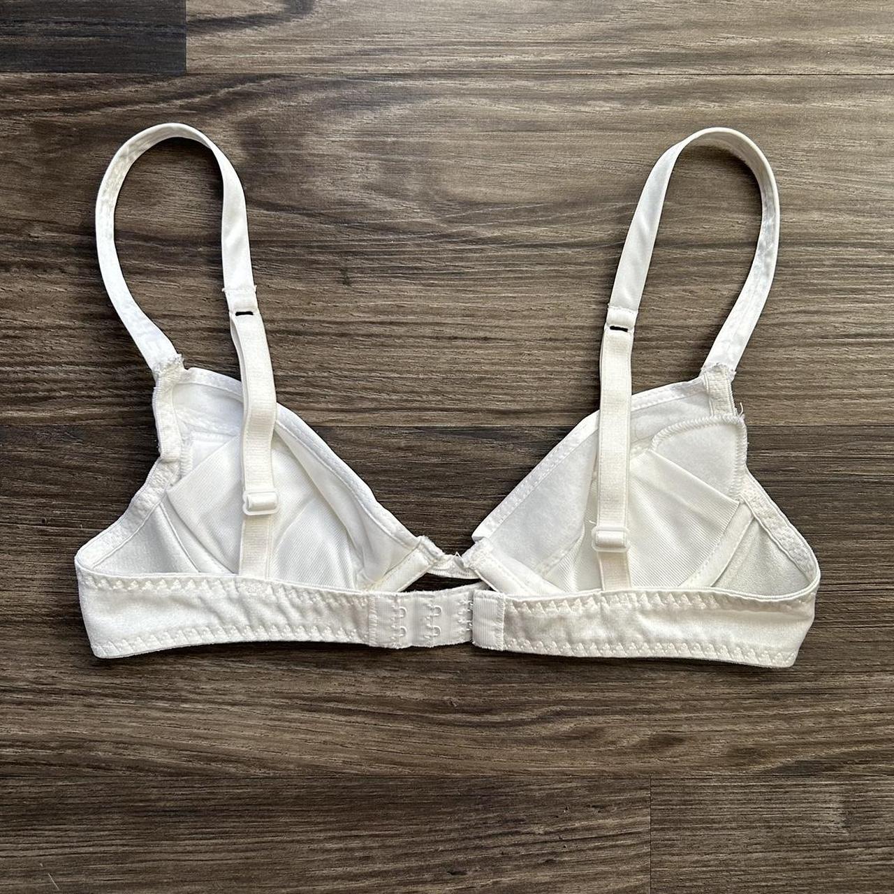 90s satin bralette🩰 removable padding no... - Depop