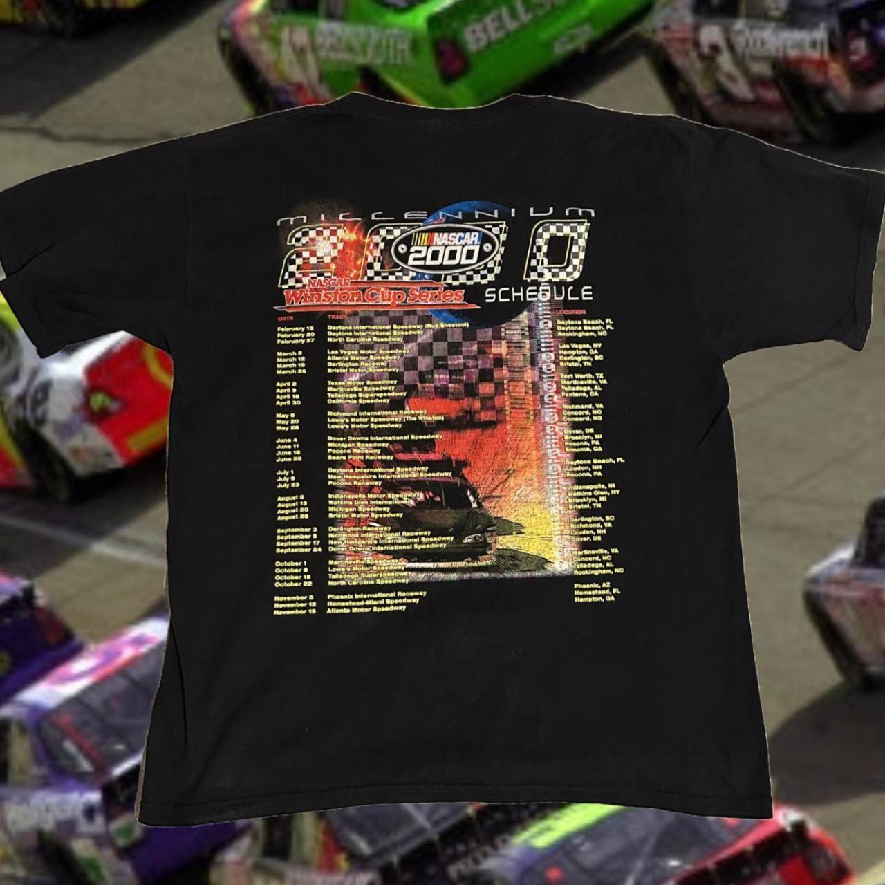 VINTAGE NASCAR RACECAR T-SHIRT - NASCAR MERCH TEE... - Depop