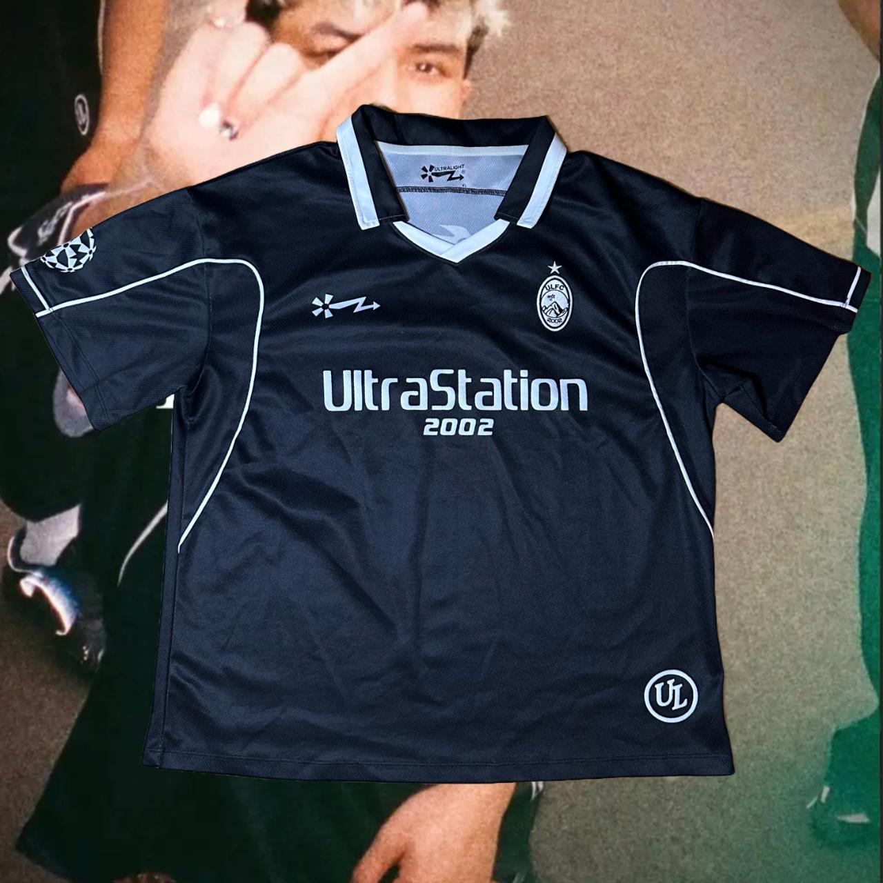 ULTRALIGHT LONDON BLACK FOOTBALL SHIRT JERSEY 🌎⚽️ -... - Depop