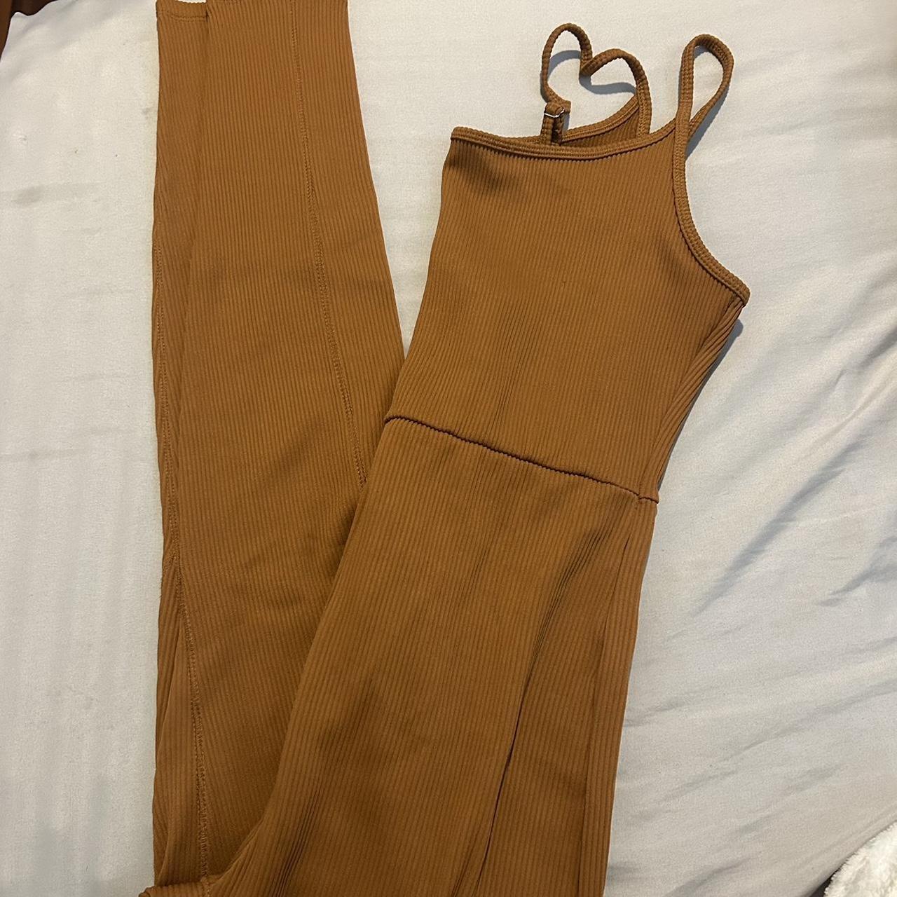 WILD FABLE tan jumpsuit Size M. True to size.... - Depop