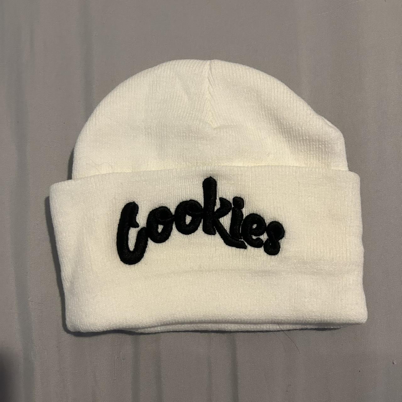 Cookies white fitted beanie New. Pretty sure it’s a... - Depop