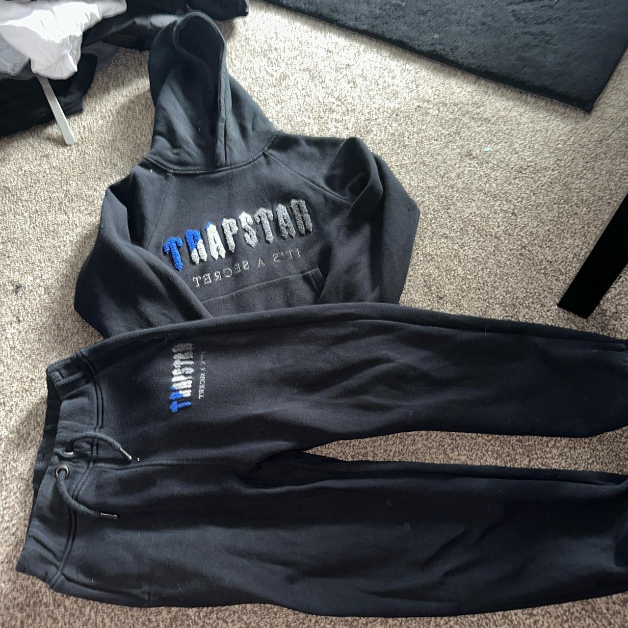 Kids trapstar tracksuit age 6 would say it would fit... - Depop