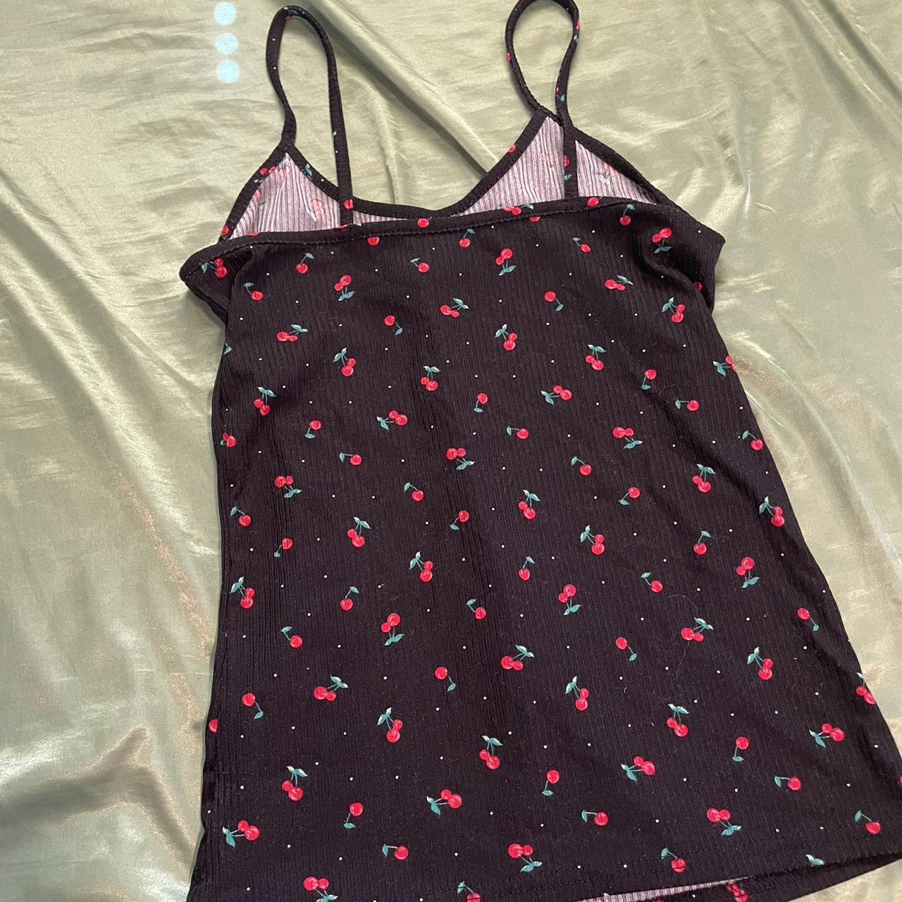 Cute Cherry Tank Top Size small #tank #tanktop... - Depop