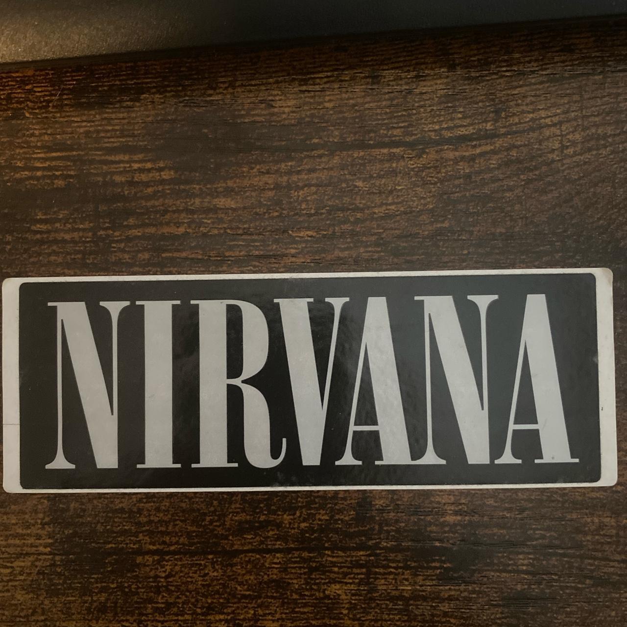 Nirvana promotional sticker. - Depop