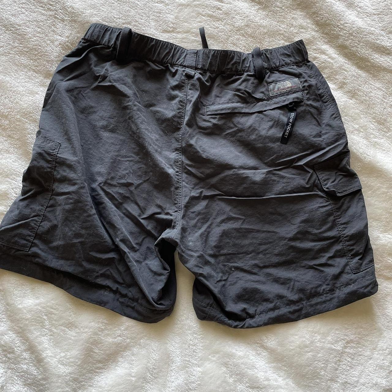 dark grey / charcoal color north face shorts the... - Depop