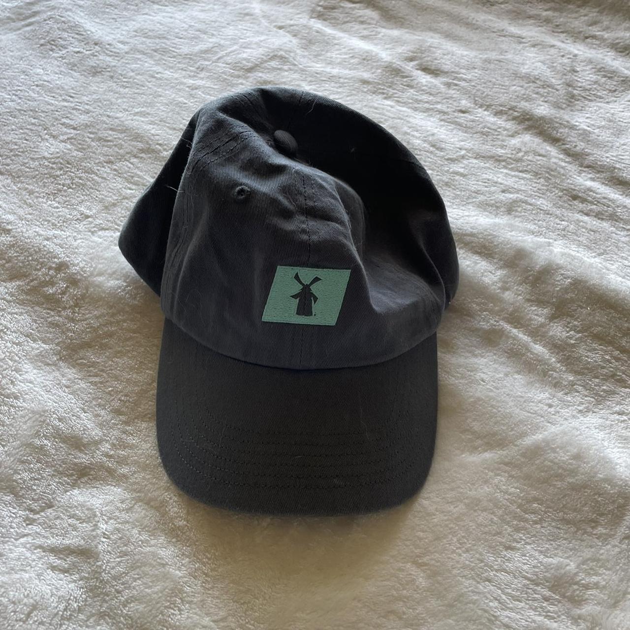 dutch bro’s hat dark grey with blue details one... - Depop