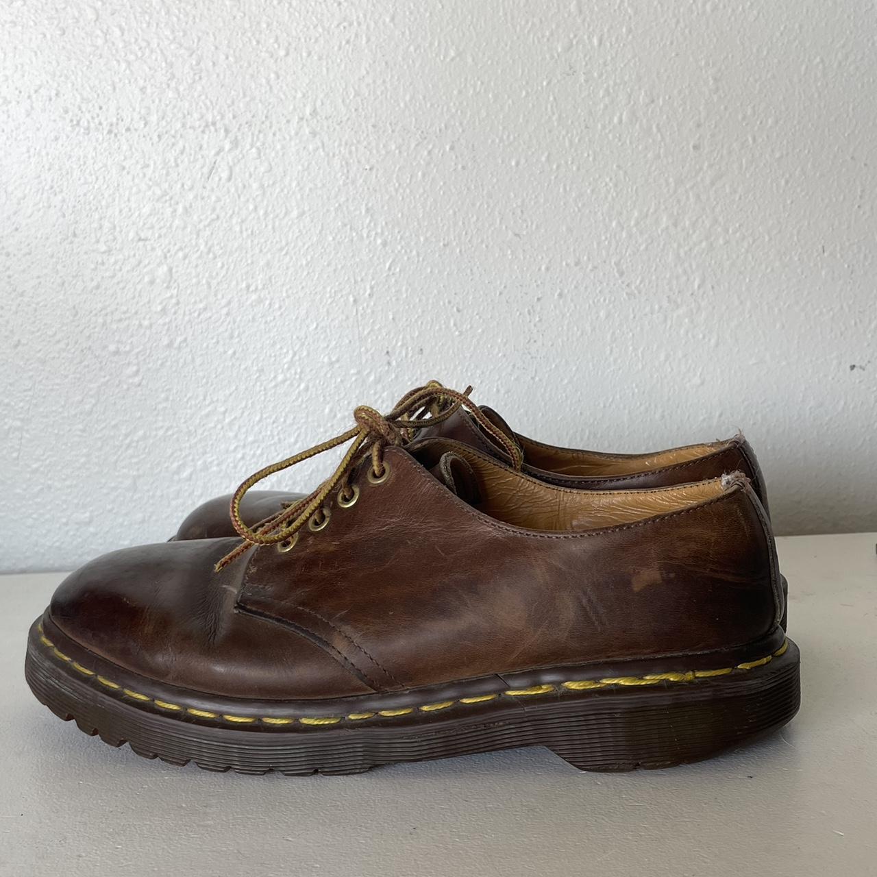 size 8 original doc martens brown leather oxfords.... | Depop