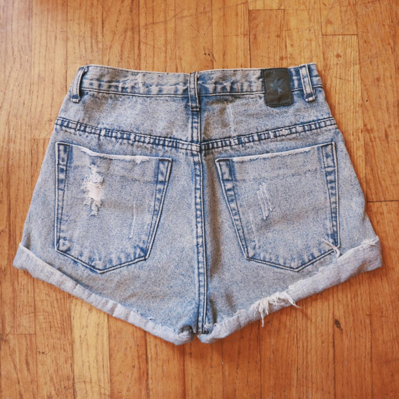 One Teaspoon high waisted denim shorts. Has... - Depop