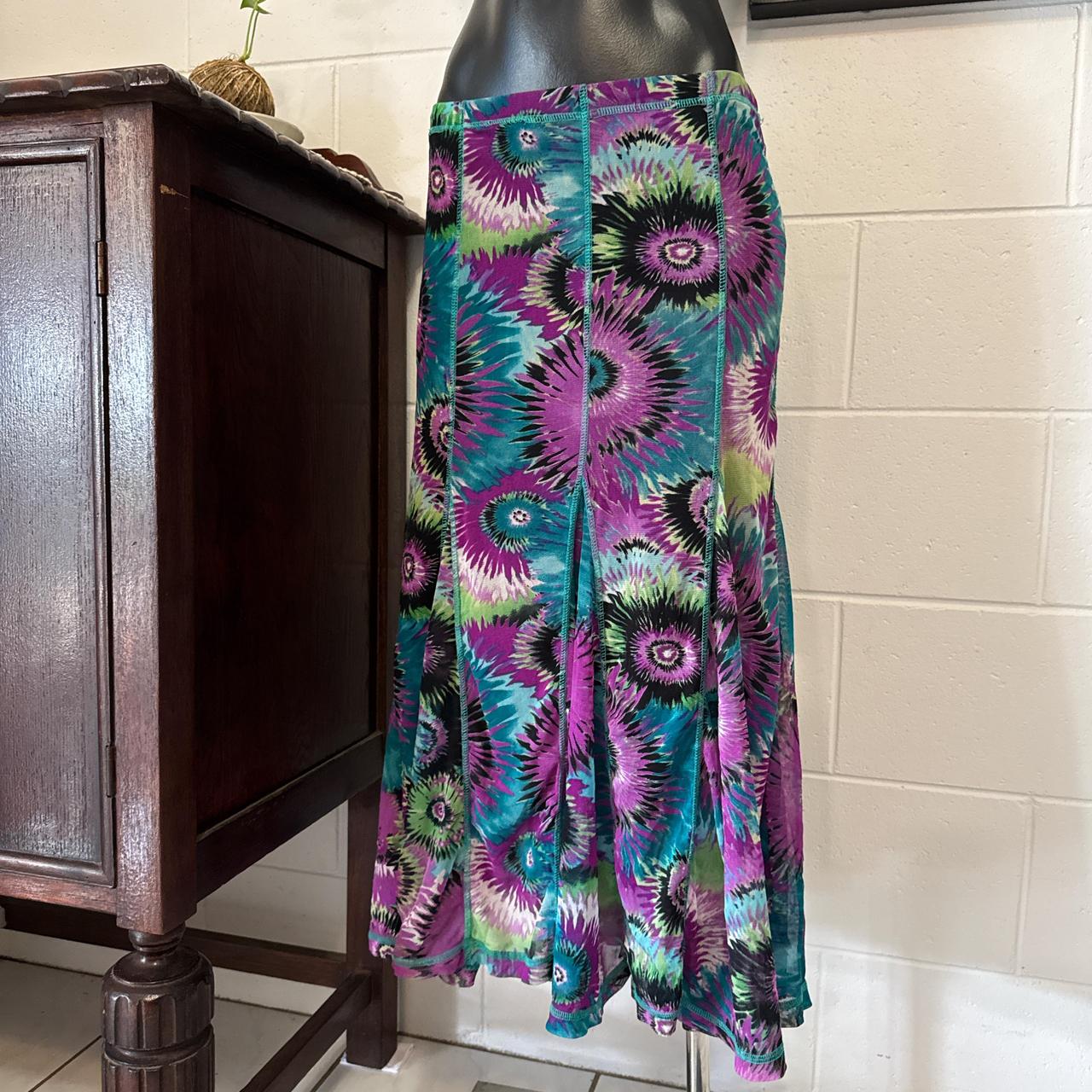 mesh 2000s skirt 🌷 marked as a 14 though may run... | Depop