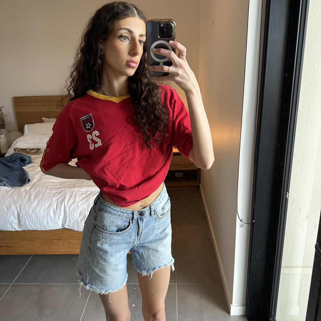 Vintage rusty jorts - Depop