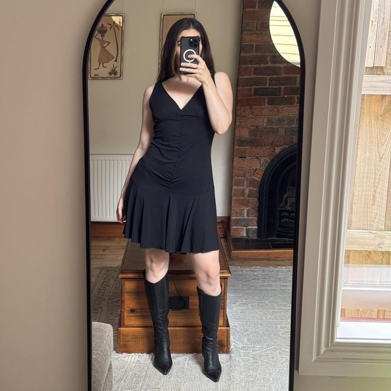 Fun and flirty Y2K clubbing dress by Italian... | Depop