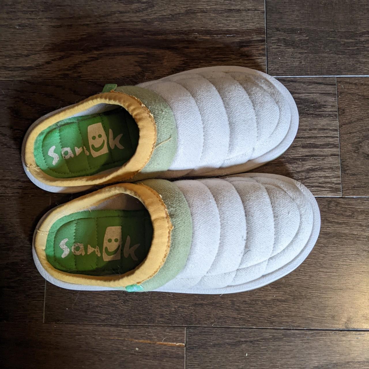 Sanuk Women's White | Depop