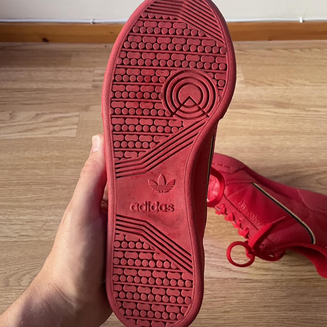 Adidas Women's Red Trainers | Depop